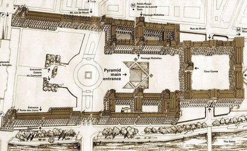 Plans du Louvre